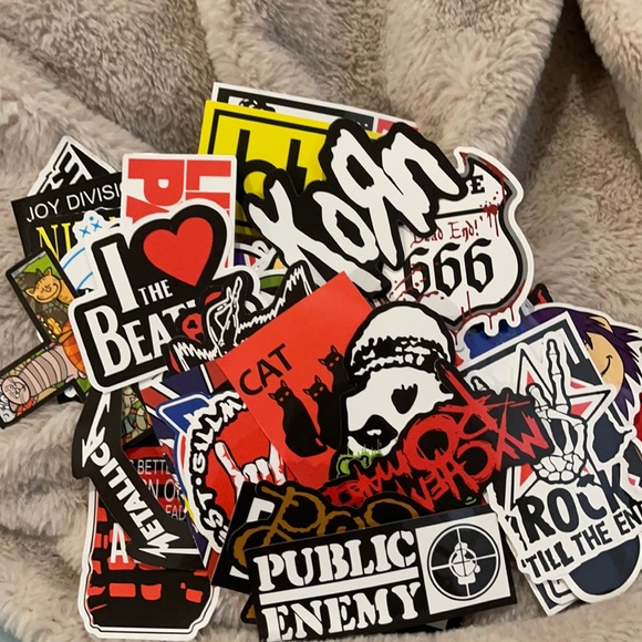Accessories | New Rock Stickers Approx 9 | Poshmark